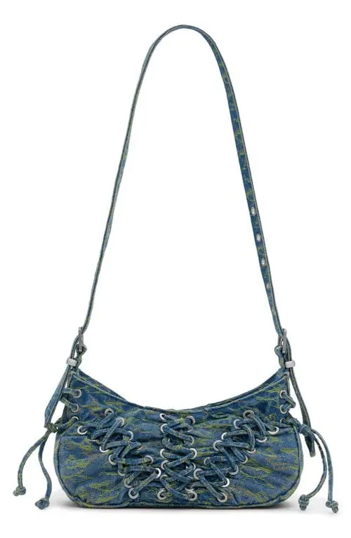 Desigual Braided Denim Shoulder Bag