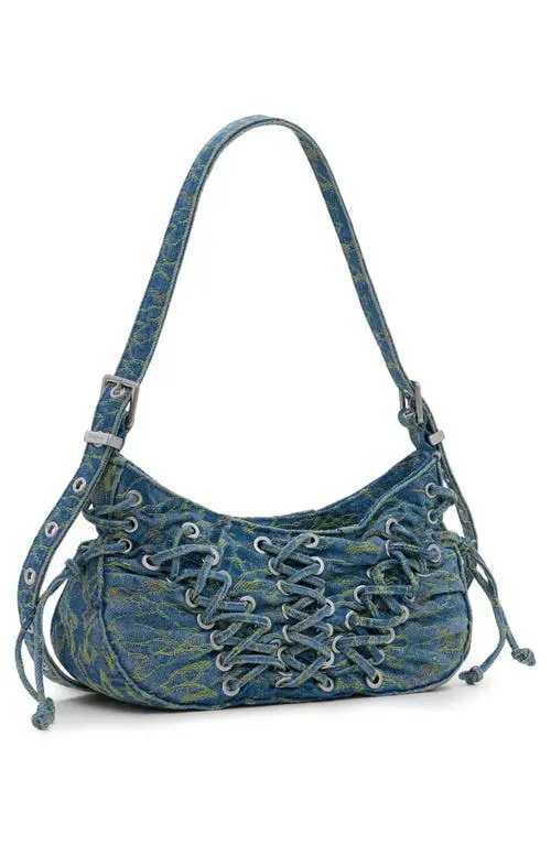 Desigual Braided Denim Shoulder Bag