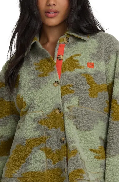 BILLABONG Breezy Fleece Shacket - Camouflage