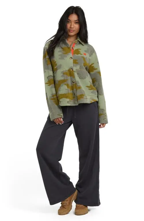 BILLABONG Breezy Fleece Shacket - Camouflage