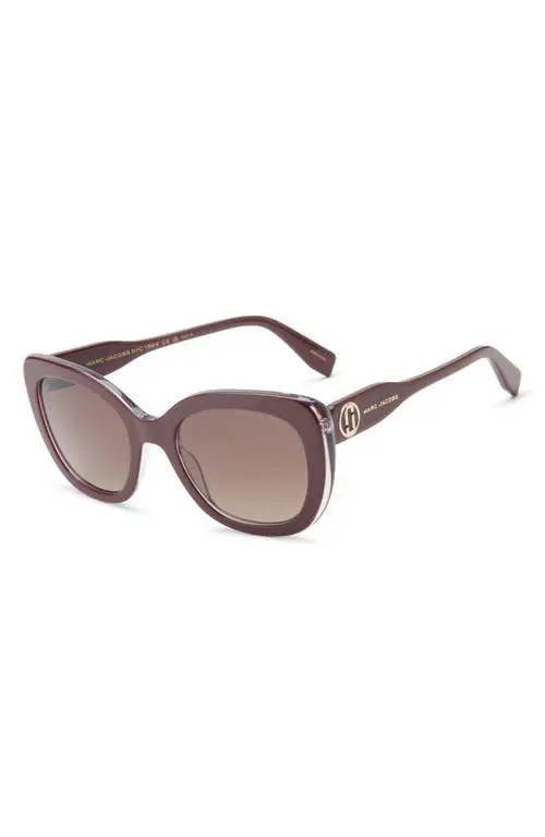 Marc Jacobs 53mm Gradient Cat Eye Sunglasses