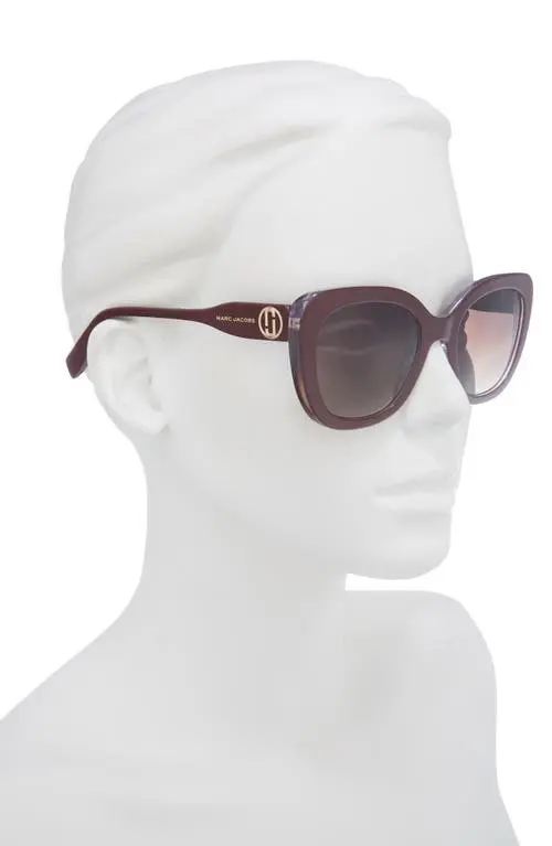 Marc Jacobs 53mm Gradient Cat Eye Sunglasses
