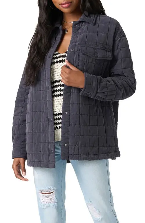 O'Neill Rya Quilted Jacket - Washed Black