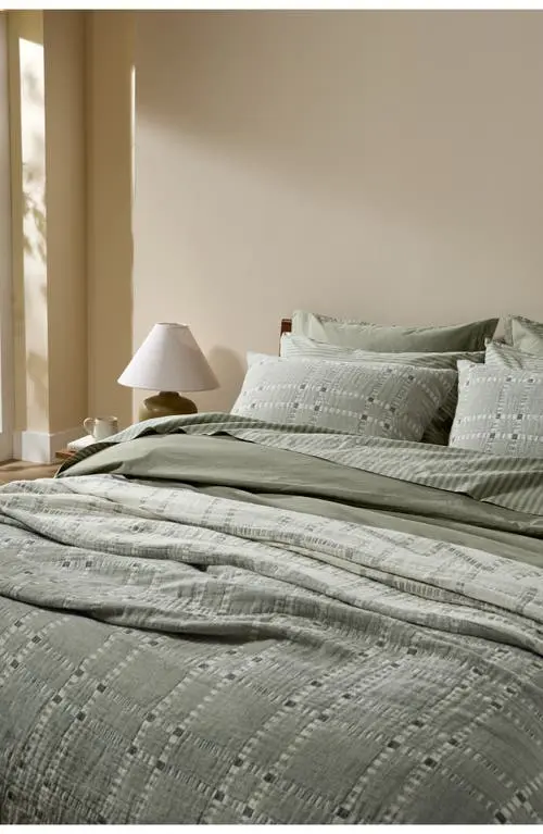 PARACHUTE Grid Cotton & Wool Coverlet