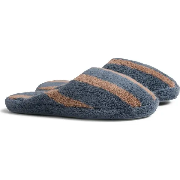 PARACHUTE Stripe Scuff Slipper - Dusk And Adobe