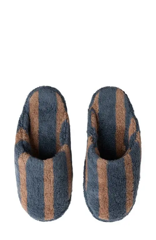 PARACHUTE Stripe Scuff Slipper - Dusk And Adobe