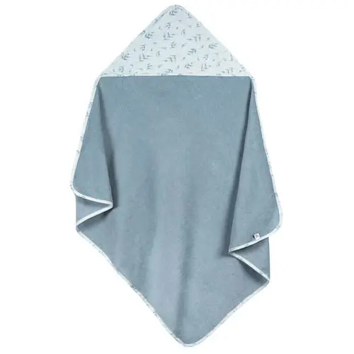 JUST BORN Hooded Towels Set - Soft Blue Tones