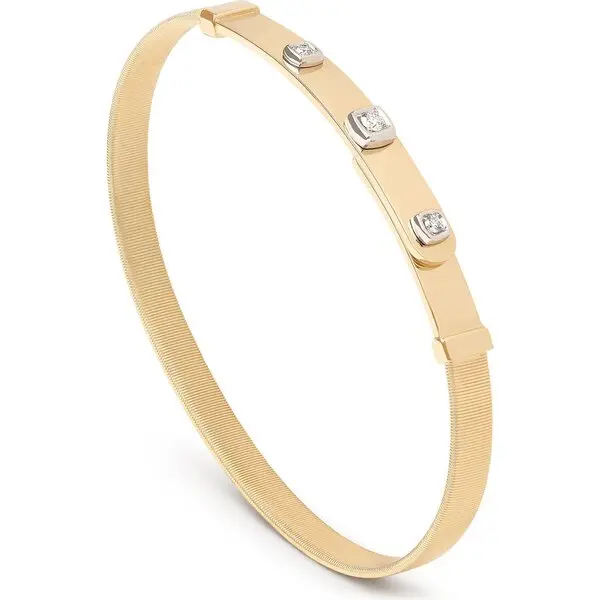 Marco Bicego Masai Diamond Station Bracelet - Yellow Gold