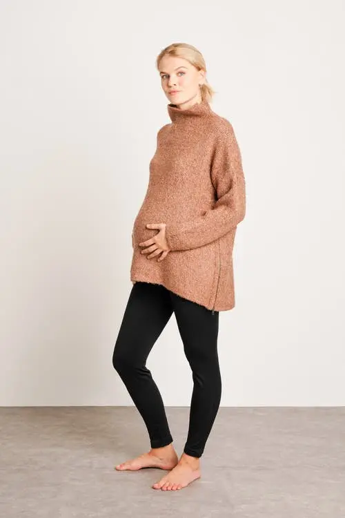NOM MATERNITY Lia Maternity & Nursing Long Sleeve Sweater