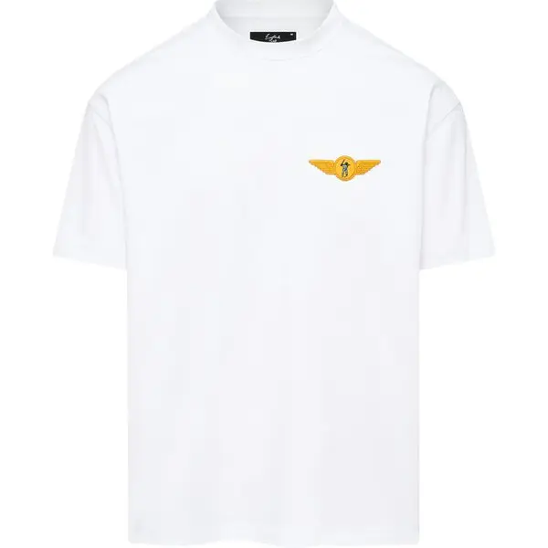 EASTSIDE GOLF Eastside Air Logo Patch Graphic T-shirt - Bright White