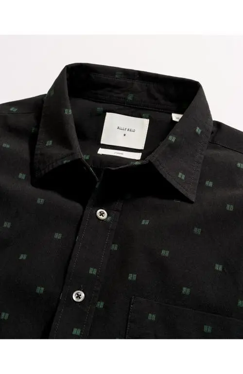 Billy Reid Standard Fit Geometric Dobby Button-up Shirt