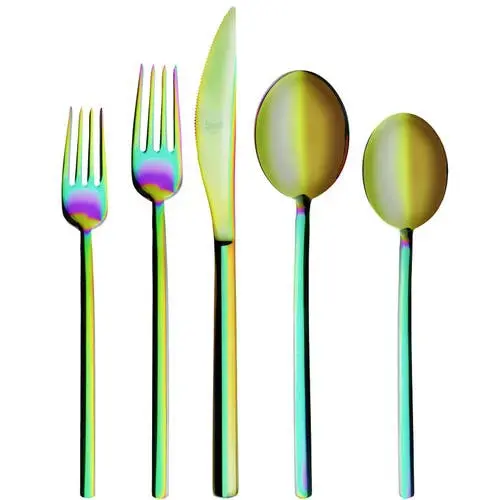 MEPRA Due Flatware Set20 Pieces - Ice Rainbow