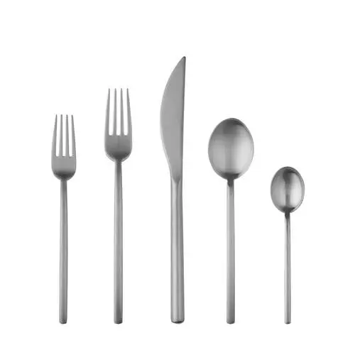 MEPRA Due Flatware Set20 Pieces - Ice Silver