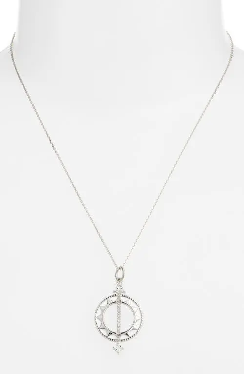 Monica Rich Kosann Sundial Pendant Necklace