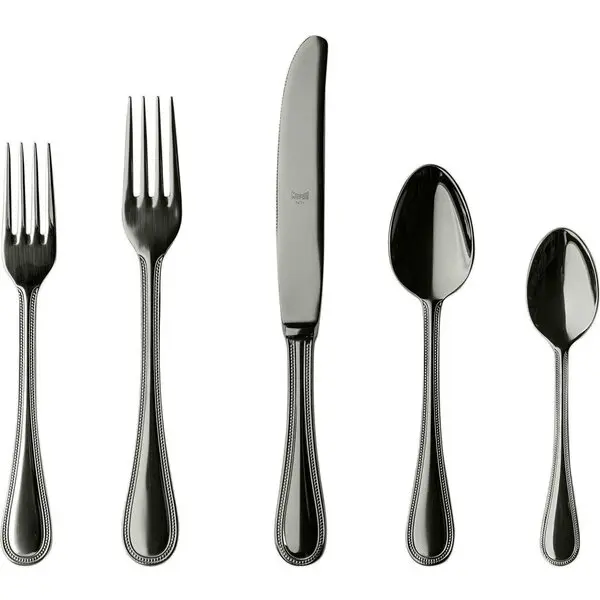 MEPRA Perla Flatware Set20 Pieces - Black Gold