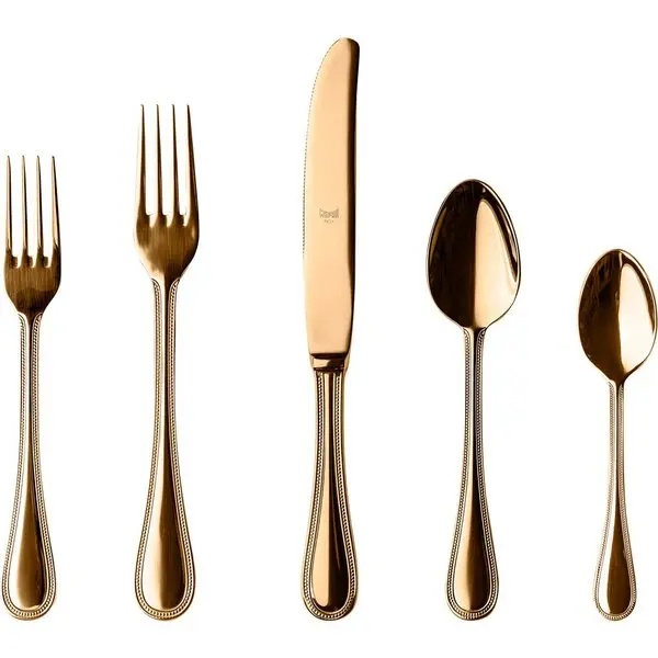MEPRA Perla Flatware Set20 Pieces - Gold