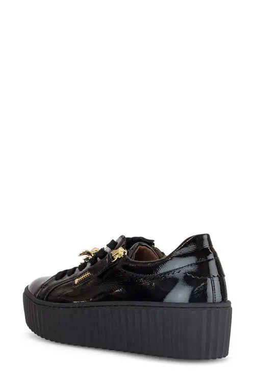 Gabor Bee Platform Sneakers - Black
