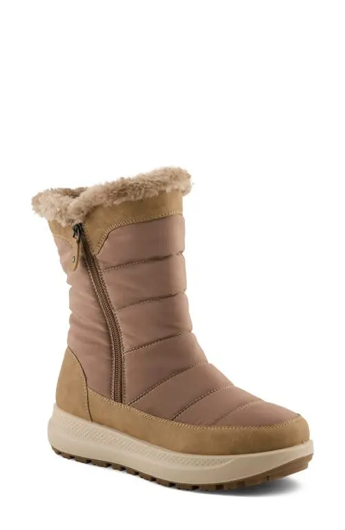 SPRING STEP SHOES Faux-fur Lined Boots - Taupe