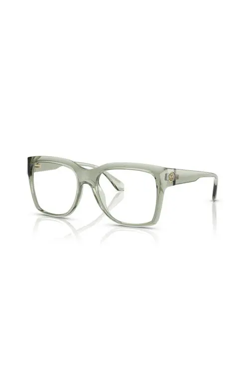 Michael Kors 51mm Square Full Rim Eyeglasses - Green