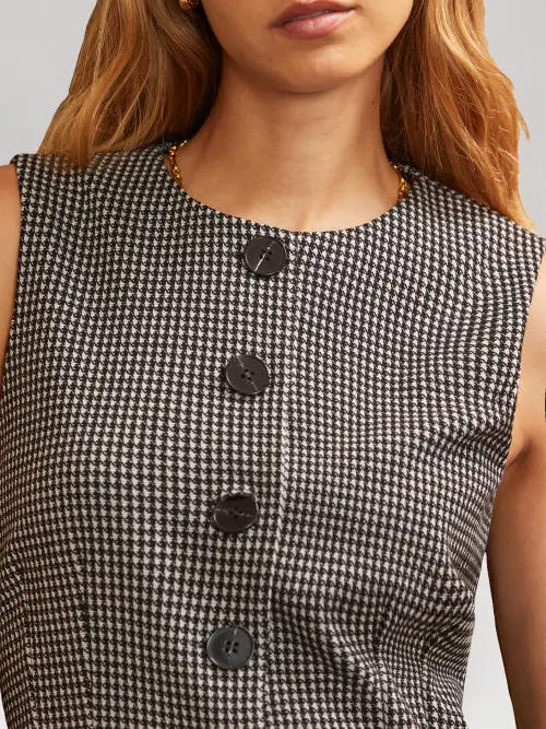 RO&ZO Houndstooth Waistcoat