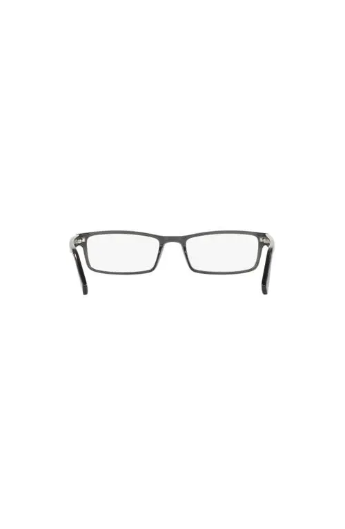 SFEROFLEX Rectangle Full Rim Eyeglasses - Black