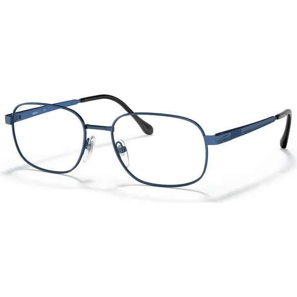 SFEROFLEX 57mm Rectangle Full Rim Eyeglasses - Blue