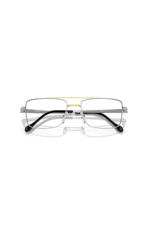 SFEROFLEX Square Optical Glasses - Silver