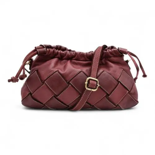 BOLSA NOVA HANDBAGS Greta Clutch - Bordeaux