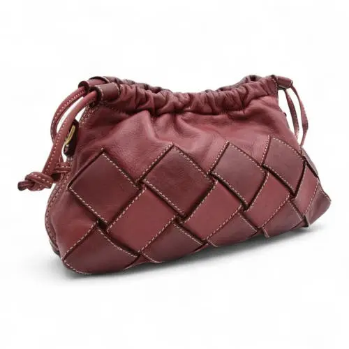 BOLSA NOVA HANDBAGS Greta Clutch - Bordeaux