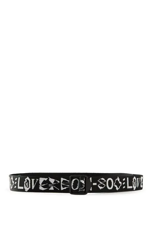 COTTON ON Cable Belt - Black 1-800-loverboy