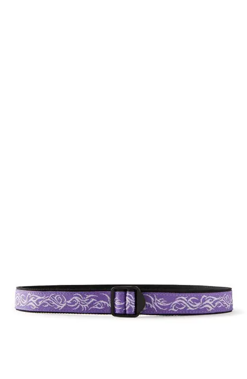 COTTON ON Cable Belt - Purple White Vines