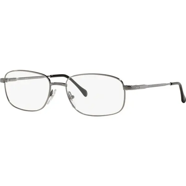 SFEROFLEX 52mm Square Eyeglasses - Silver