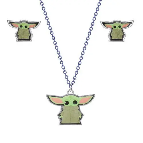 STAR WARS The Mandalorian Grogu Fashion Jewelry Set - Green