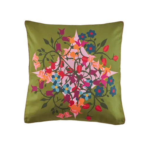 SOPHIE WILLIAMSON DESIGN Square Pillow Covercover Only - Green