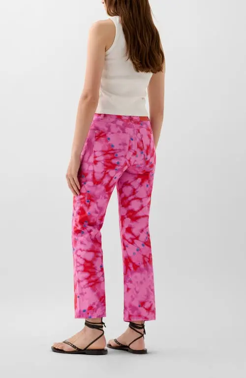SCALPERS Printed Straight Leg Denim Pant