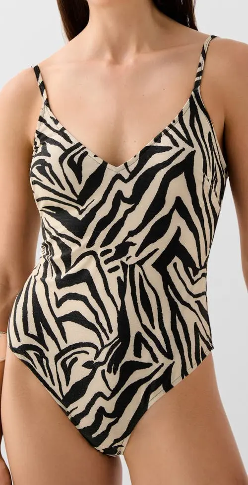SCALPERS Animal Print One-piece Swimsuit - Animalprint