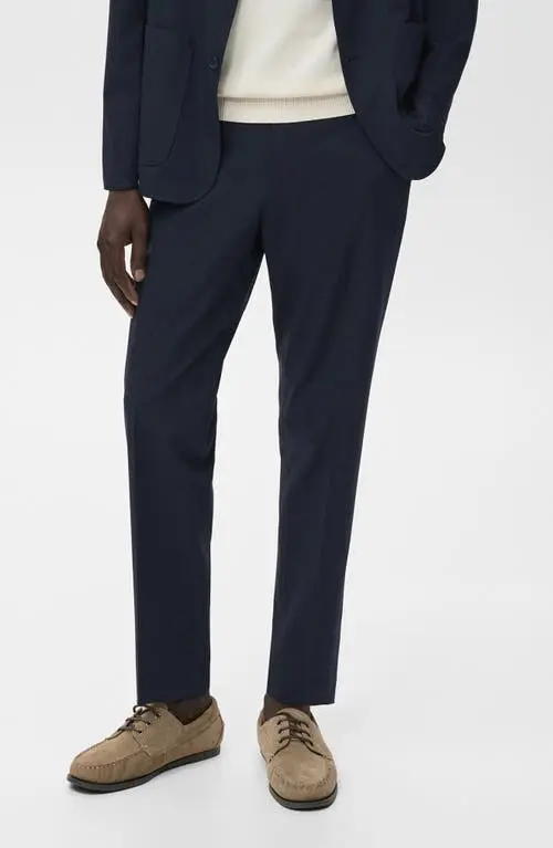Mango Slim Fit Suit Trousers