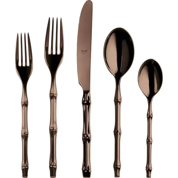MEPRA Bali Flatware Set20 Pieces - Bronze