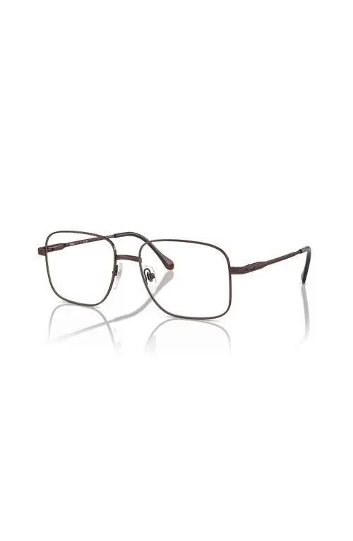 SFEROFLEX 55mm Square Eyeglasses - Black