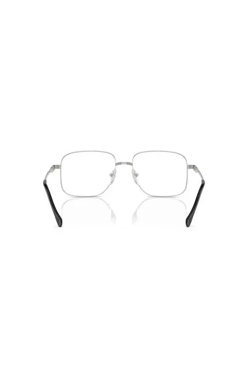 SFEROFLEX 55mm Square Eyeglasses - Silver