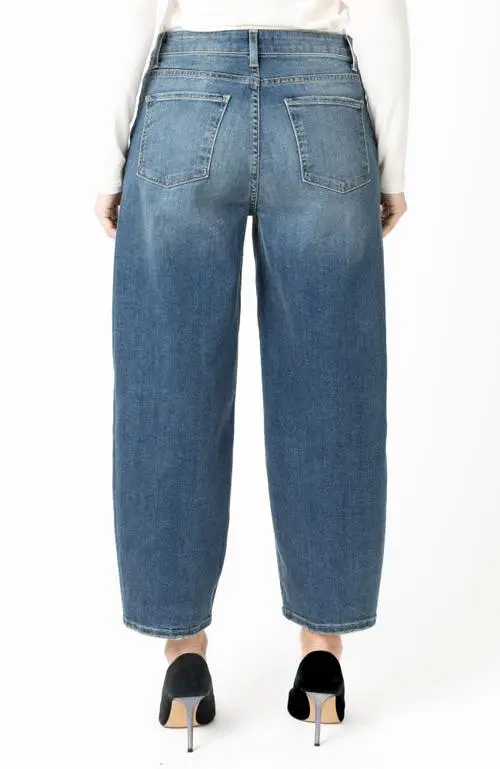 Fidelity Denim Delilah Barrel Crop Jean
