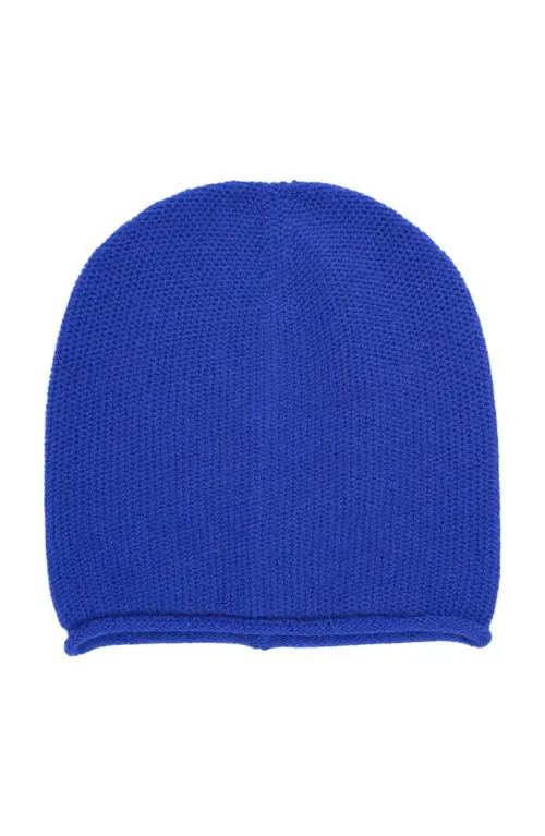 Echo Wool-cashmere Beanie - Abyss Blue