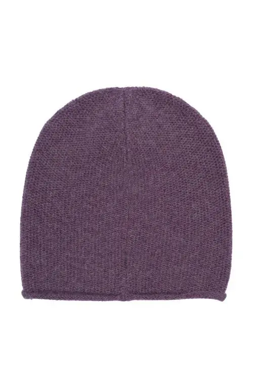 Echo Wool-cashmere Beanie - Amethyst