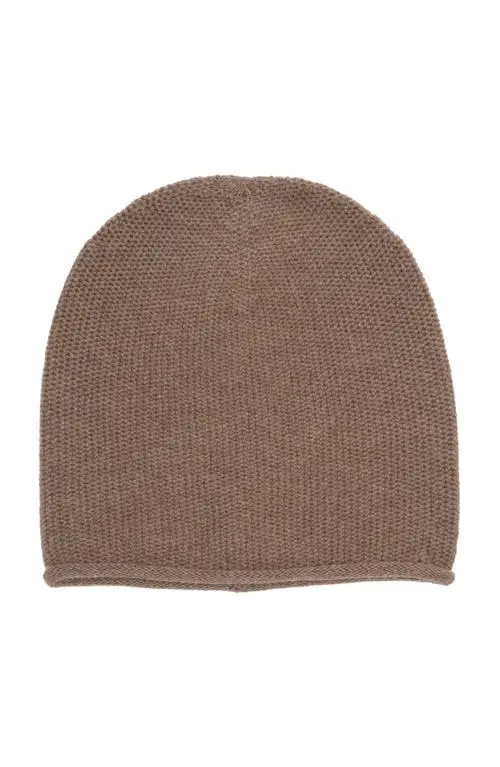 Echo Wool-cashmere Beanie - Cappuccino