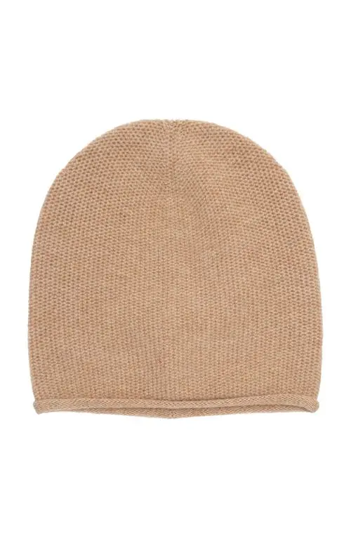 Echo Wool-cashmere Beanie - Chai