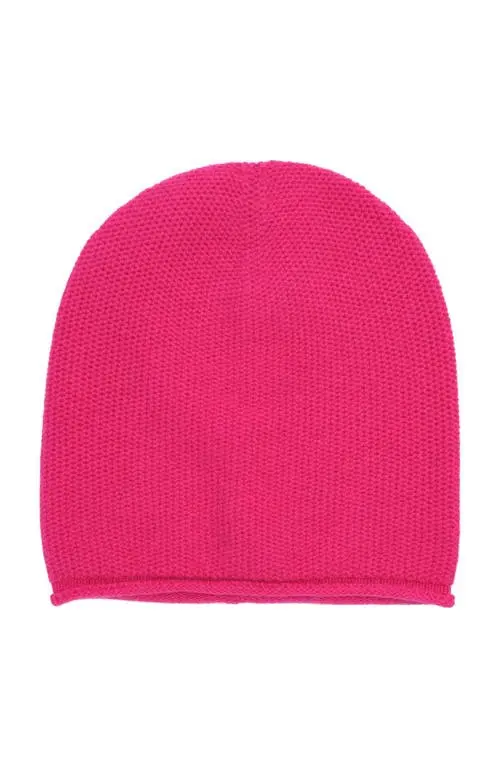 Echo Wool-cashmere Beanie - Dahlia