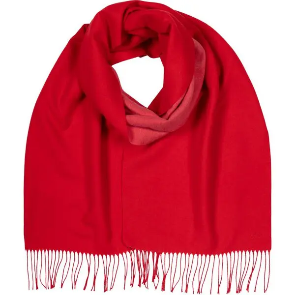 Echo Double Face Scarf - Cherry
