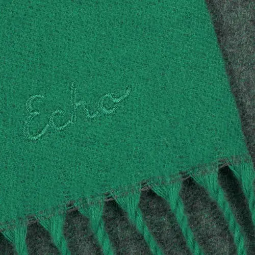 Echo Double Face Scarf - Emerald