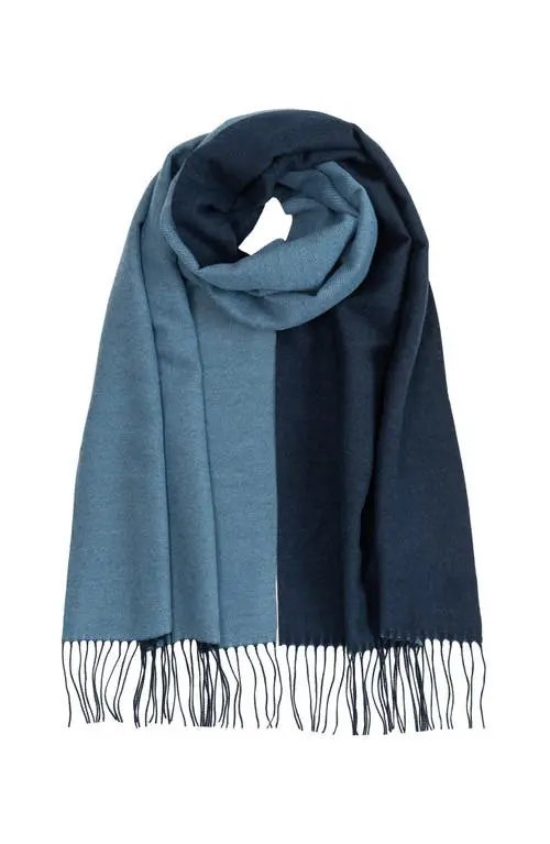 Echo Double Face Scarf - Navy