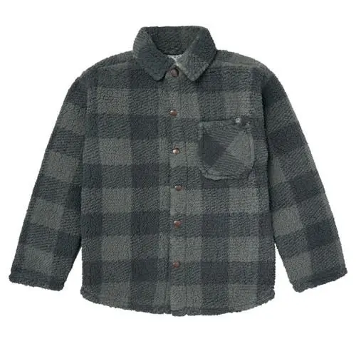 MODERN MOMENTS™ BY GERBER Microplush Shacket - Green Plaid